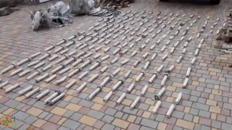 Soviet or Russian PTAB-1M submunitions documented in Ukraine (2022 ...