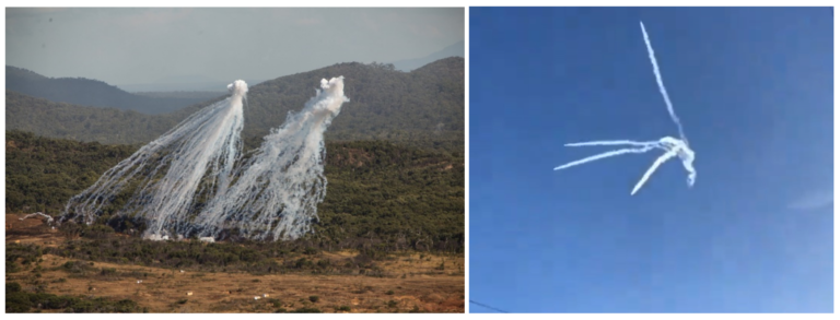 Differential identification of M825 WP and M150 HC smoke artillery ...